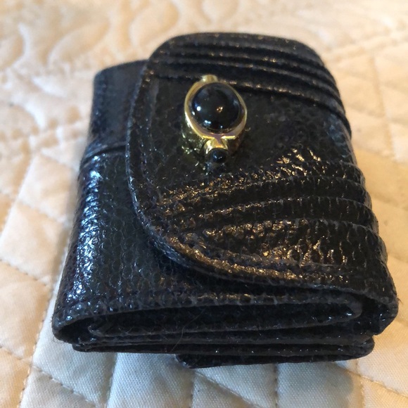 Ashneil | Bags | Ashneil Vintage Mini Wallet With Black Cabochon ...